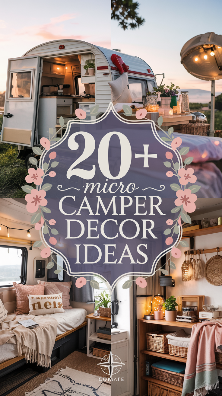 20+ Micro Camper Decorating Ideas to Make It Feel Feminine and Cozy