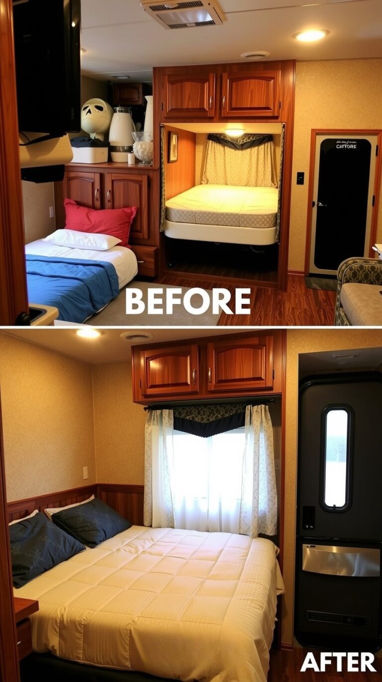 15 Before & After: Family RV Bunks Remodeled Into a Cozy Retreat ...