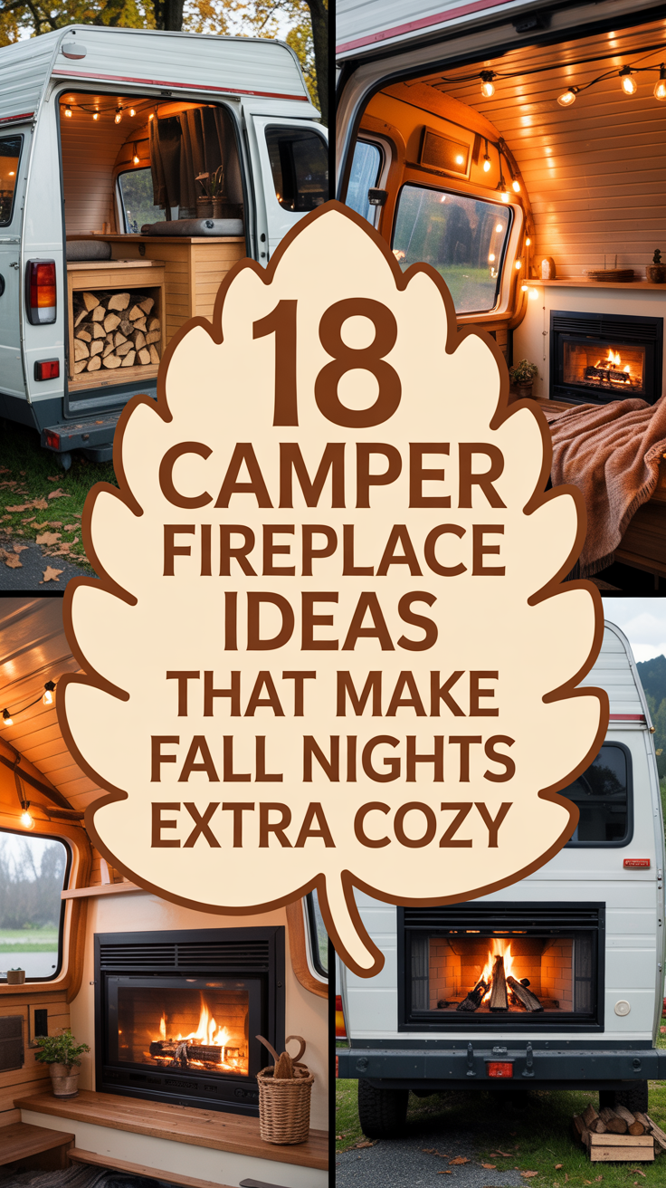 18 Coziest Camper Fireplace Ideas You’ll Want This Fall - CarAudience