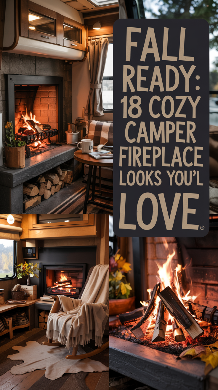 18 Coziest Camper Fireplace Ideas You’ll Want This Fall - CarAudience
