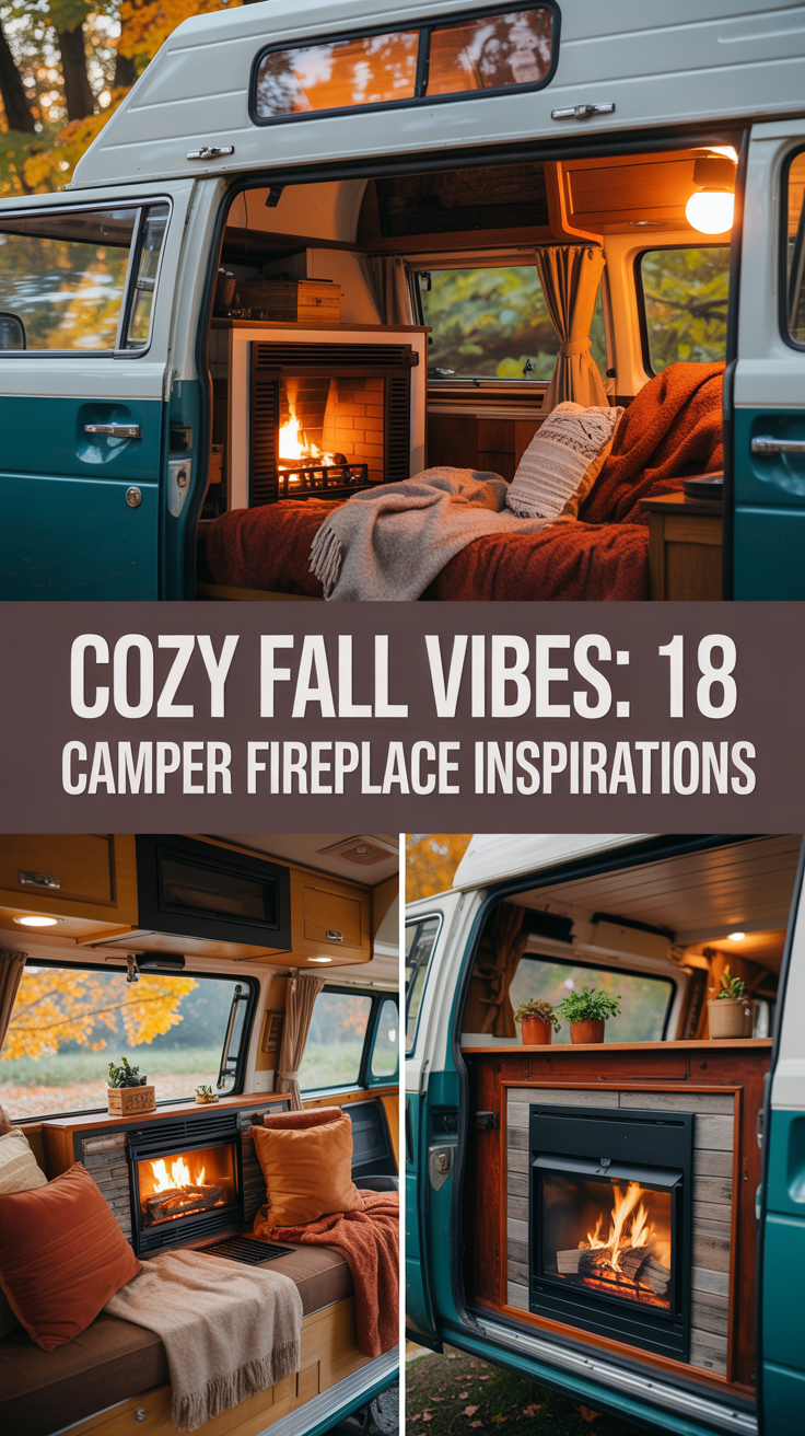 18 Coziest Camper Fireplace Ideas You’ll Want This Fall - CarAudience