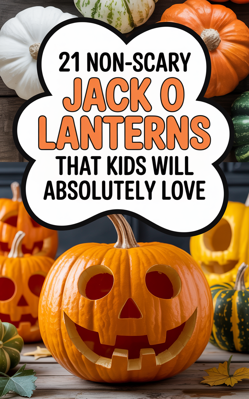 21 Cute & Kid-Friendly Jack O Lantern Ideas That Don’t Look Scary ...