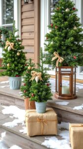 21 Rustic Outdoor Christmas Decor With Natural Greenery & DIY Touches ...