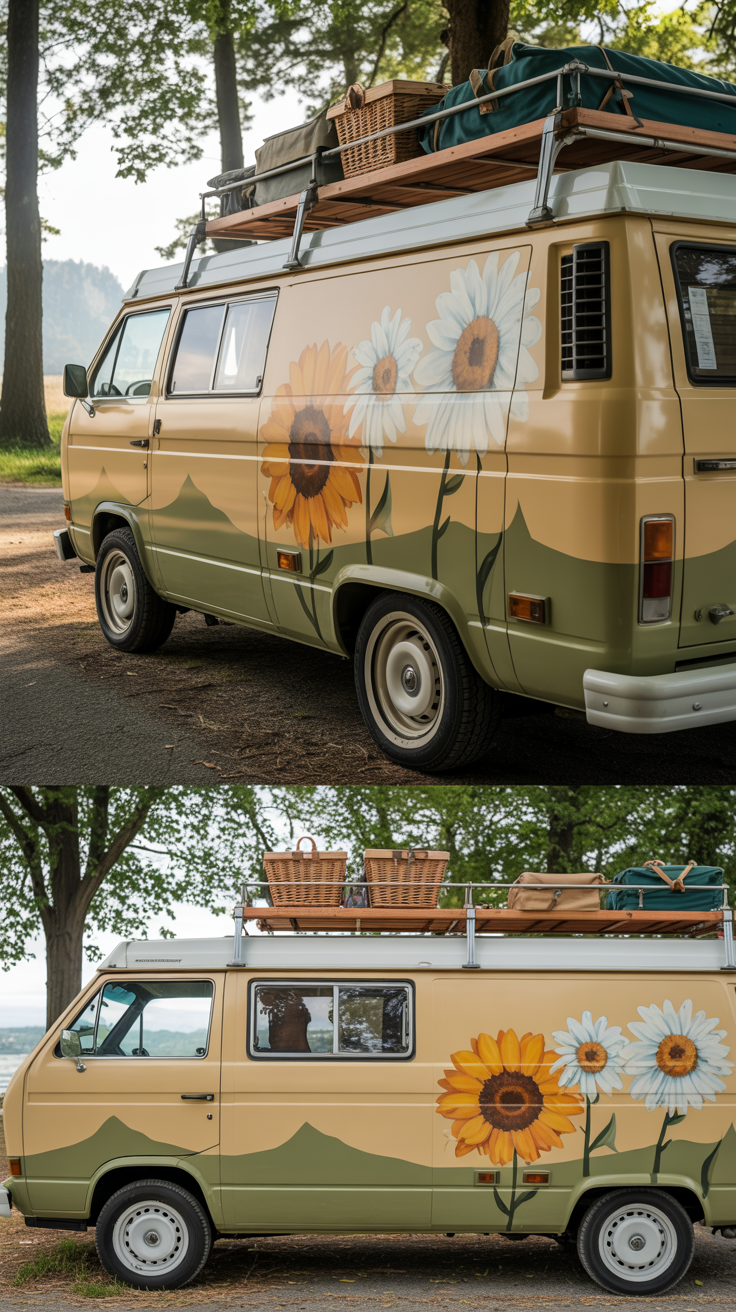 15 Hippie Van Exterior Ideas That Capture Free-Spirited Style - CarAudience