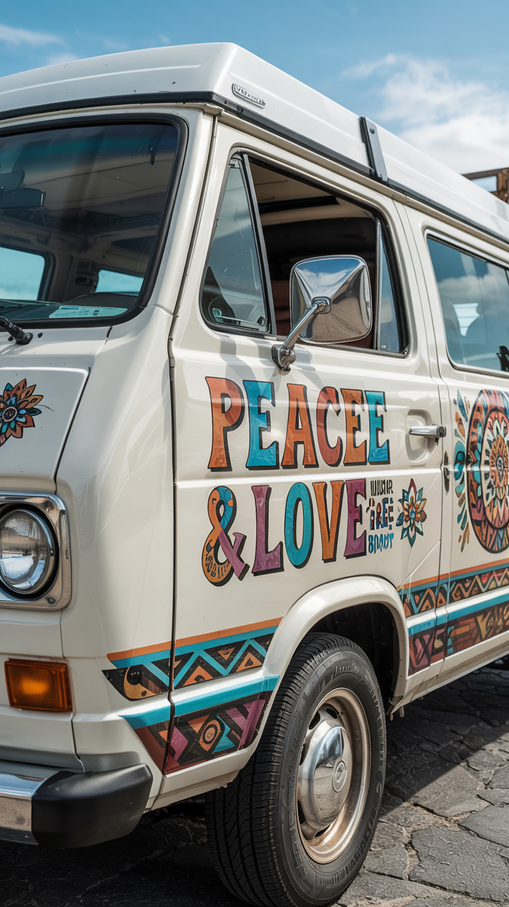 15 Hippie Van Exterior Ideas That Capture Free-Spirited Style - CarAudience