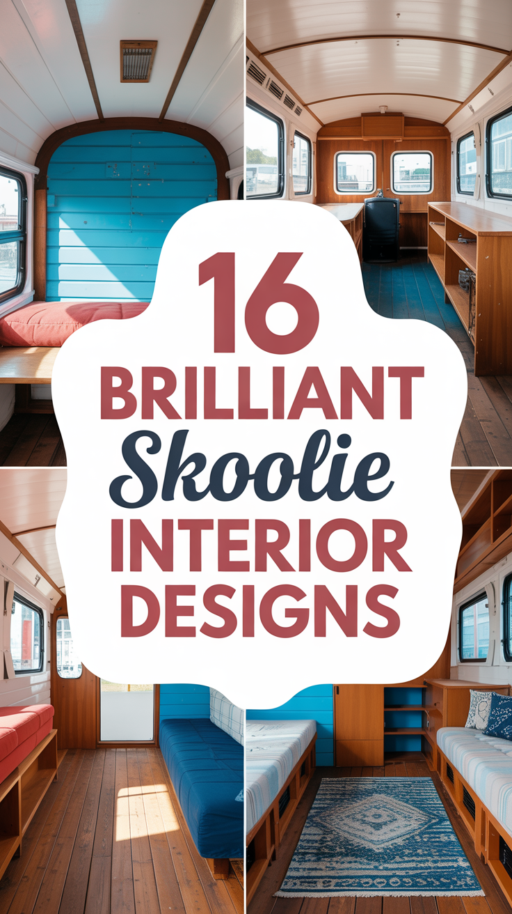 16 Genius Skoolie Interior Layout Ideas to Maximize Space in Your Bus ...